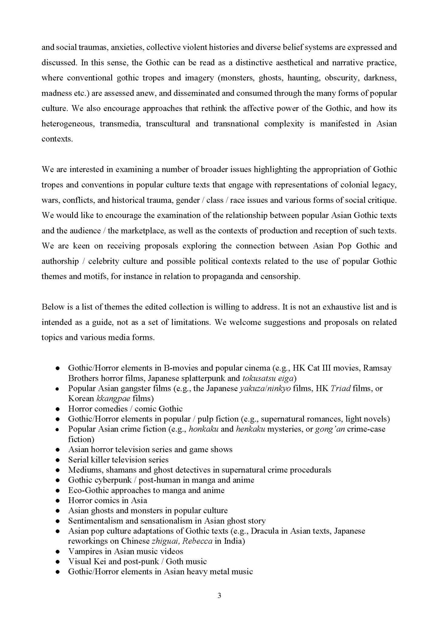 Asian Popular Culture and the Gothic – Gothic in Asia Association